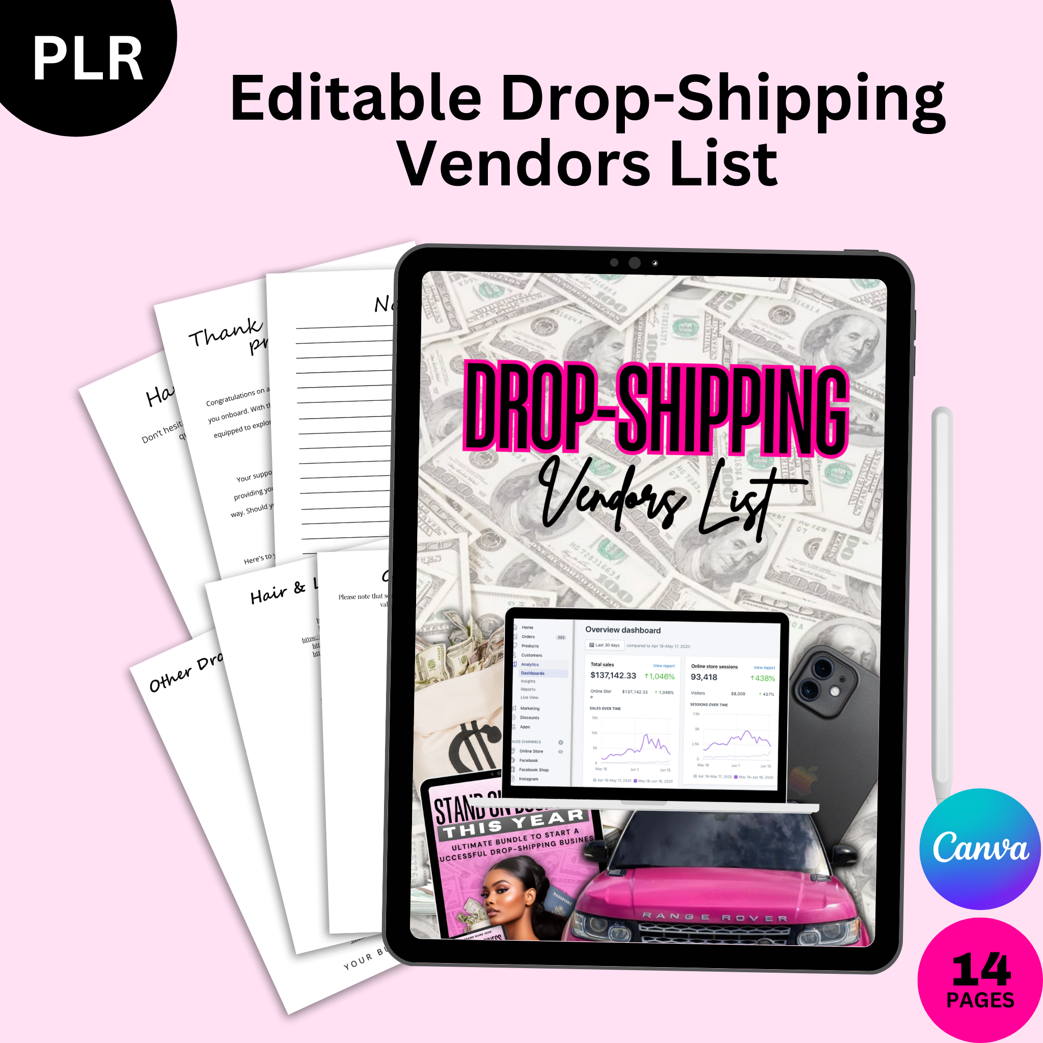 PLR Drop-Shipping Vendors List – Glam Boss University